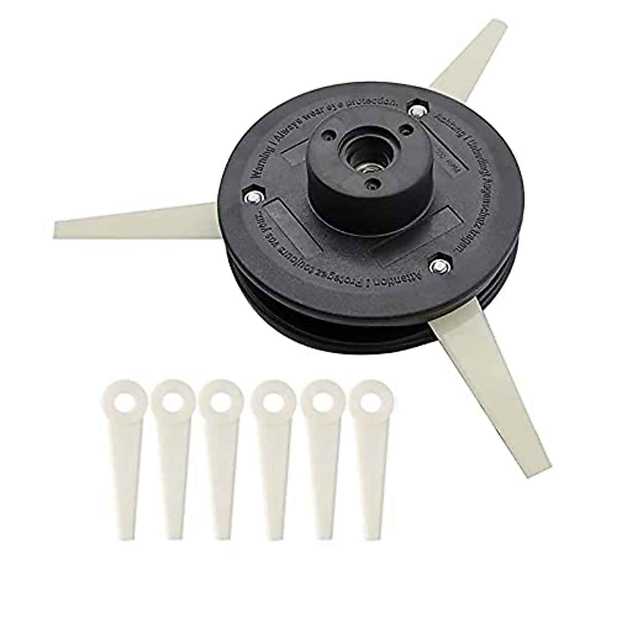 shine-1992 Trimmer Head with 9 Pieces Trimmer Head Replacement Blades Fits for Stihl Polycut 20-3 for Patio, Lawn, Garden