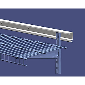 ClosetMaid 2826 ShelfTrack 40-Inch Hang Track, White