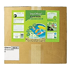 TetraPond Pond Sticks 11 Pounds, Pond Fish Food, For Goldfish And Koi, 11.00 lb, 40 L (16457)