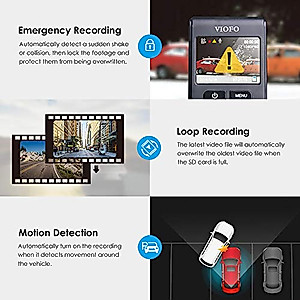 VIOFO A119 V3 2560 x 1600P Quad HD+ Dash Camera with GPS Logger and CPL 2022 Edition