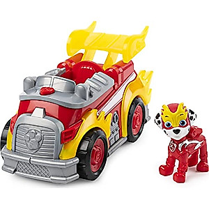 Paw Patrol, Mighty Pups Super Paws Marshall’s Deluxe Vehicle with Lights and Sounds
