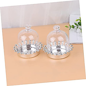 YARNOW 10 Sets Cupcakes Containers Cake Containers with Lids Cupcake Holder with Lid Clear Plastic Mini Cake Box Muffin Dome Cupcake Dome Cover Cupcake Cover Cupcakes Display Cakes Dome