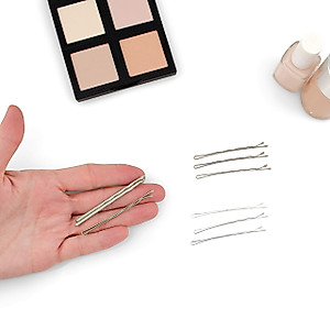 Heliums Large Bobby Pins - Light Ash Blonde - 2.5 Inch Extra Long Wavy Hair Pins - 24 Pack