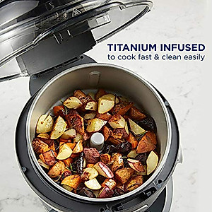 Oster Dura Ceramic Air Fryer, Large/3L, Black - CKSTAF-TECO