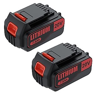 7.5Ah Replacement for Black and Decker 20V Lithium Battery Compatible for Black Decker 20V Battery LBXR20 LBX20 LB20 LB2X4020-OPE LBXR20B-2 LST300 LST220 2Packs