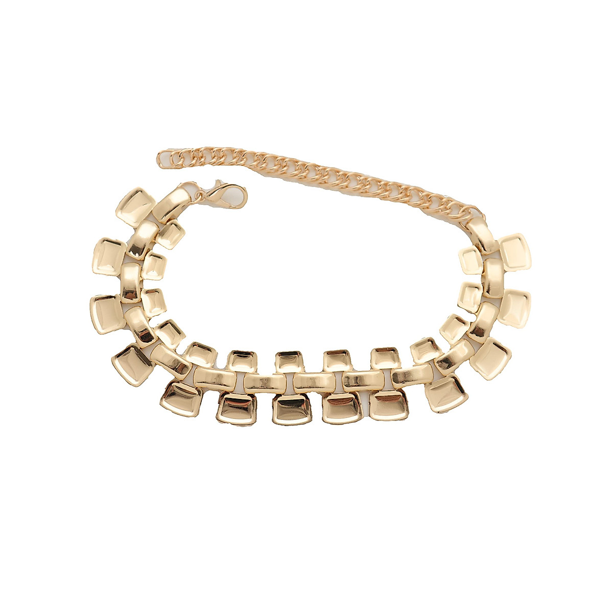 Women Fashion Jewelry Boot Bracelet Mesh Metal Chain Links Heels Shoe Charm Gold Color