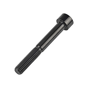 Wanyifa Titanium Ti M8 x15 20 25 30 35 40 45 50 60m 1.25mm Pitch Hex Allen Socket Head Bolt Screws Pack of 4 (Square Head M8x60mm, Black)