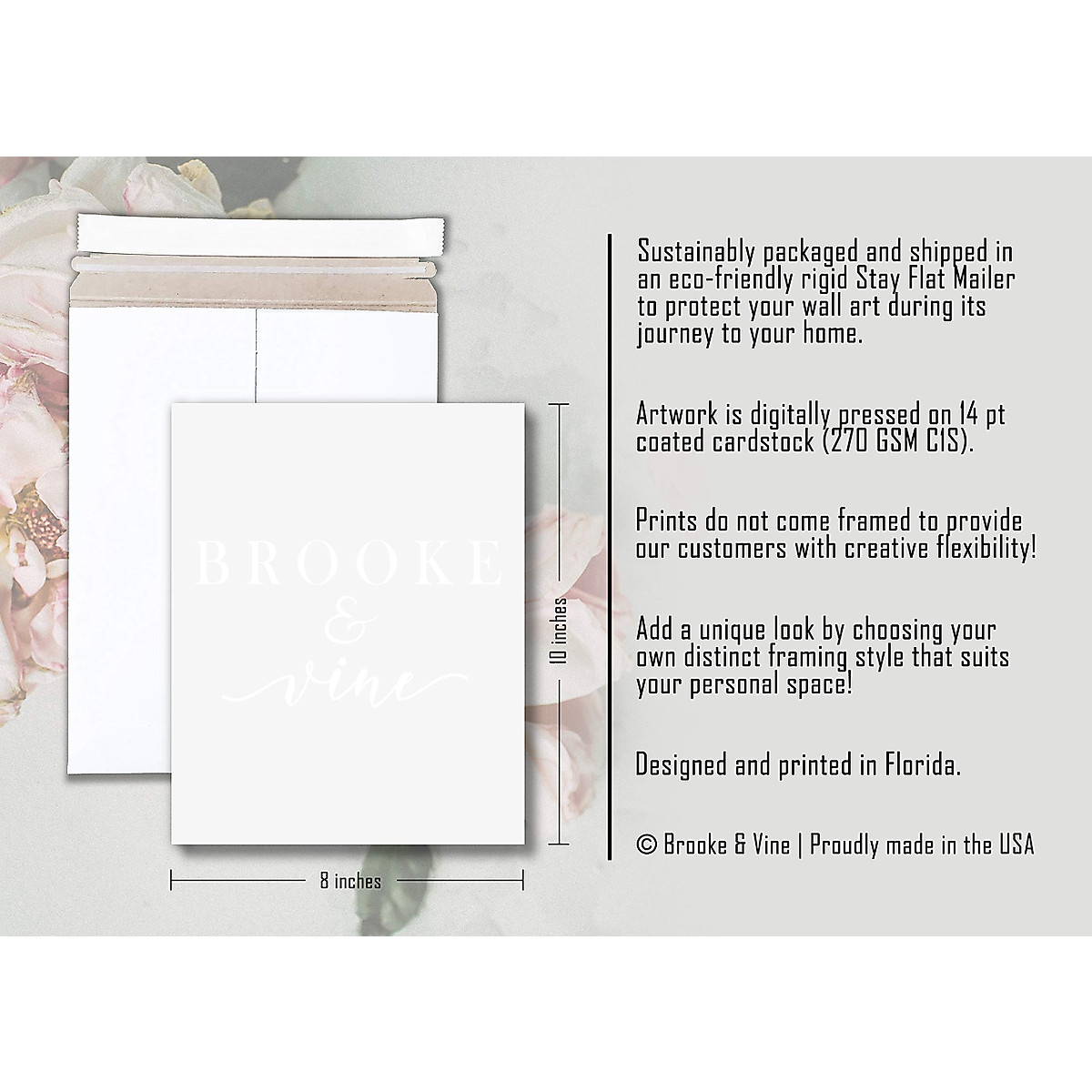 Brooke & Vine Kids Bathroom Wall Decor Art Prints (UNFRAMED 8 x 10 Set of 3) Funny Colorful Quotes Children, Toddler, Baby Girl, Baby Boy, Classroom, Washroom, Restroom, Powder Room (Splish Splash)