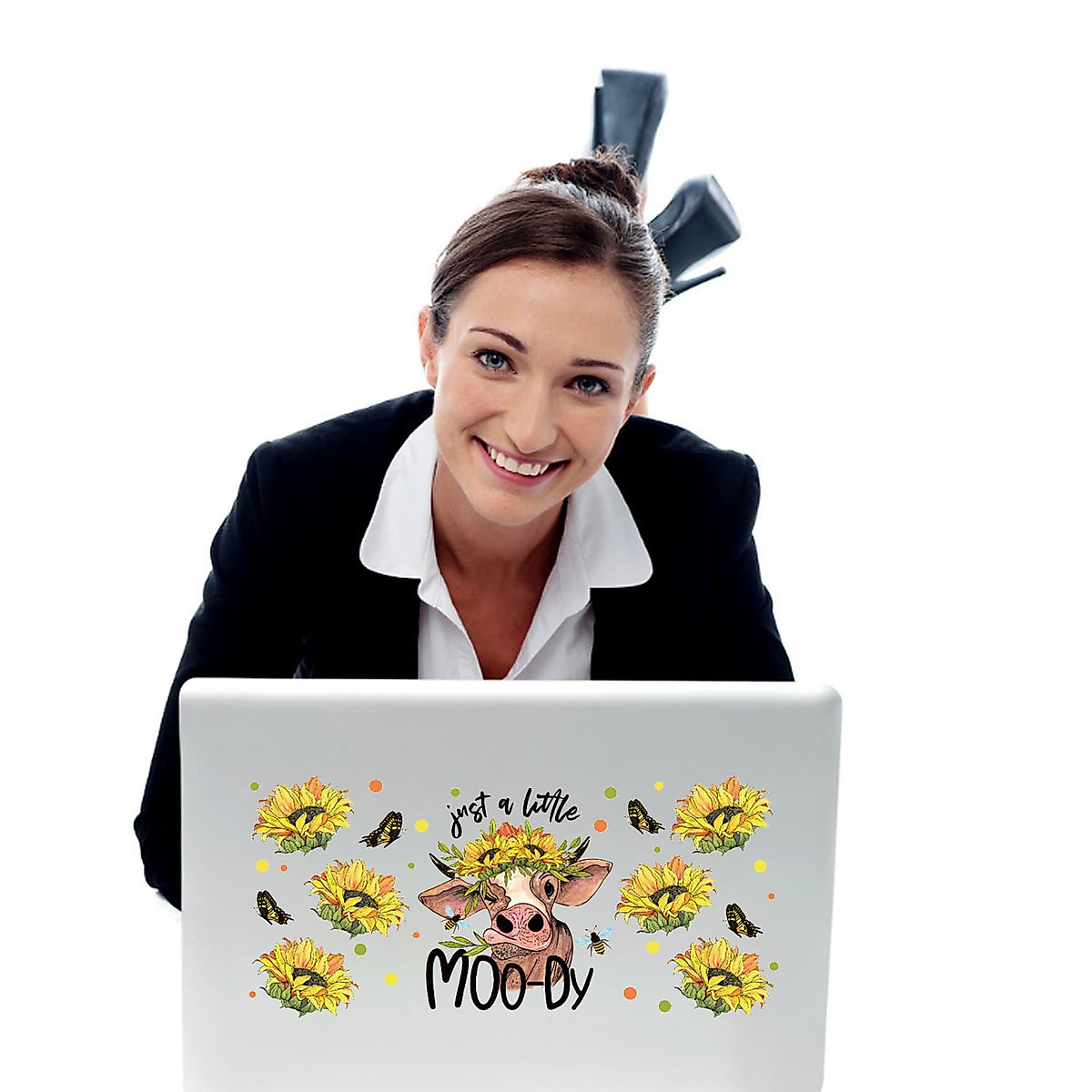 UV DTF Cup Wrap Transfer Stickers for Glass, 9 Sheet Rub on Transfers for Crafting, UV DTF Transfer Waterproof Sticker for 16OZ Libbey Glass Cups Furniture Craft Wood DIY Crafts (Farmhouse Cow)