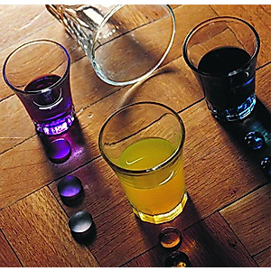 Duralex Made In France Amalfi Glass Tumbler (Set of 4), 4.62 oz, Clear