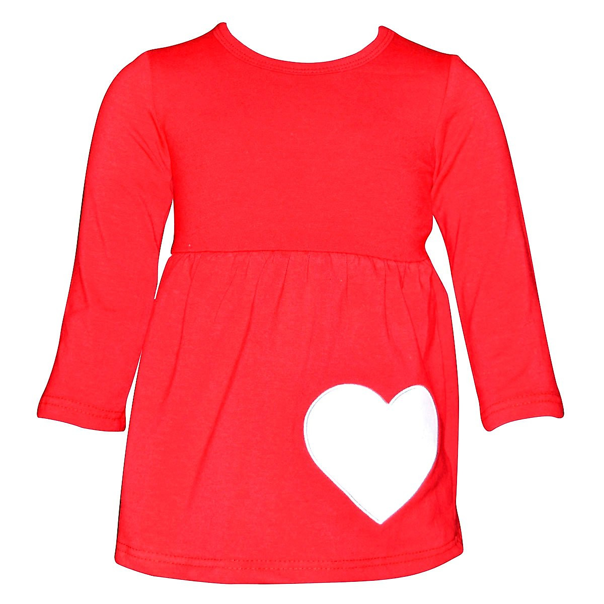 Unique Baby Girls Valentines Day Toddler Double Hearts Legging Set Outfit (4 Years, Red)