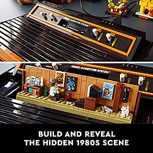 LEGO Icons Atari 2600 Building Set 10306 - Retro Video Game Console and Gaming Cartridge Replicas, Featuring Minifigure and Joystick, Nostalgic 80s Gift for Gamers and Adults