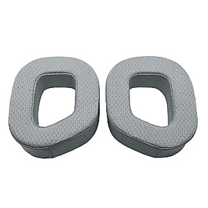 VEKEFF HS80 Earpads - Replacement Ear Cushion Pads Compatible with Corsair HS80 RGB Wireless Headphone (Fabric Mesh Gray)