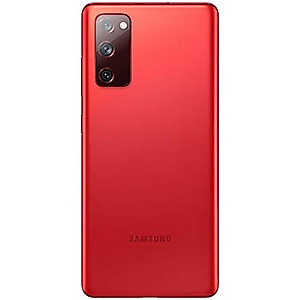 SAMSUNG Galaxy S20 FE (128GB, 6GB) 6.5", Water Resistant, Dual SIM GSM Unlocked 4G LTE G780G/DS Cloud Red