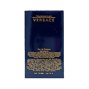 Versace Dylan Blue Eau De Toilette Spray for Men, 1.7 Ounce