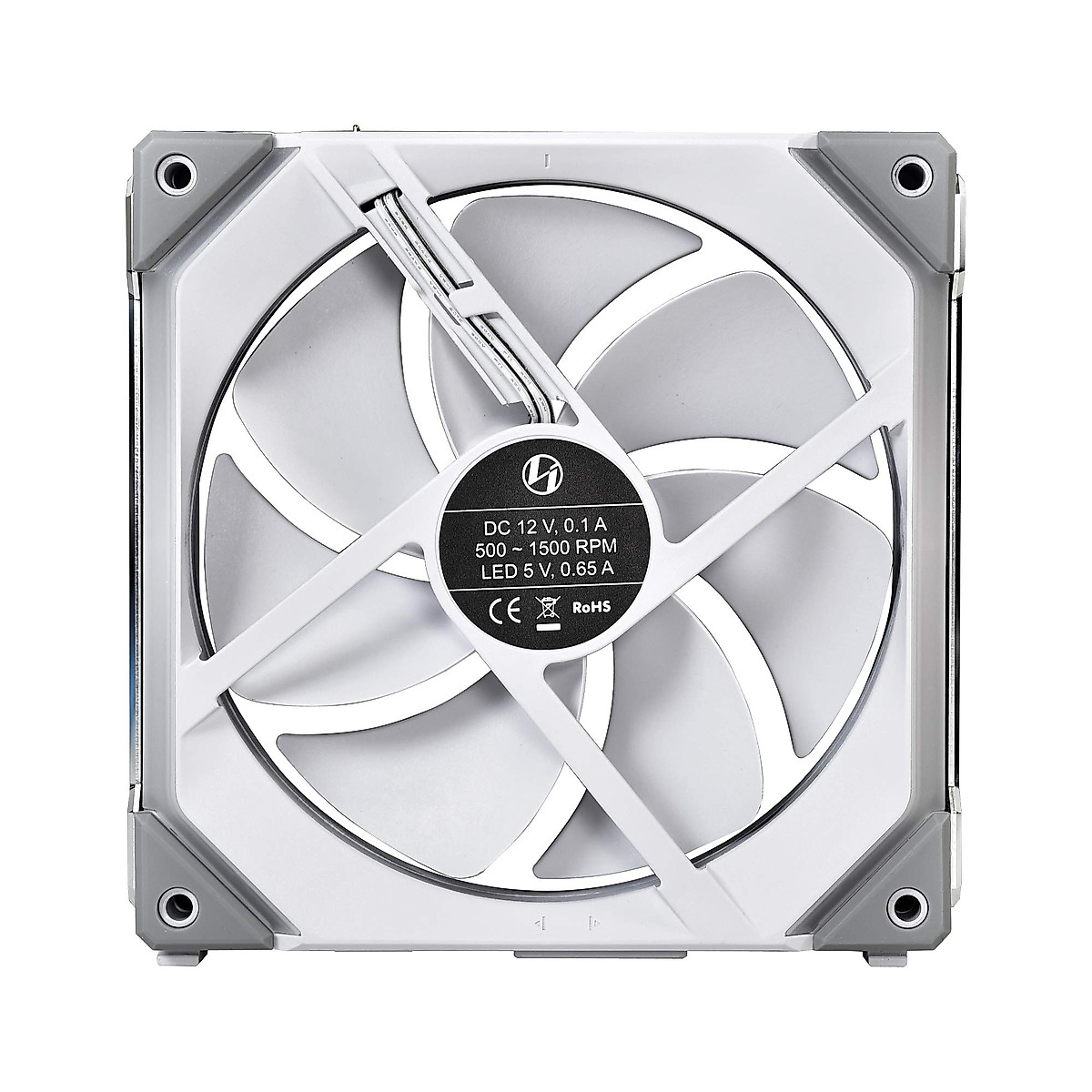 Lian Li UNI Fan SL140 Single Pack White Without Controller (Compatible with SL120 3 Pack or SL140 2 Pack only) (SL140-1 White Cooler)