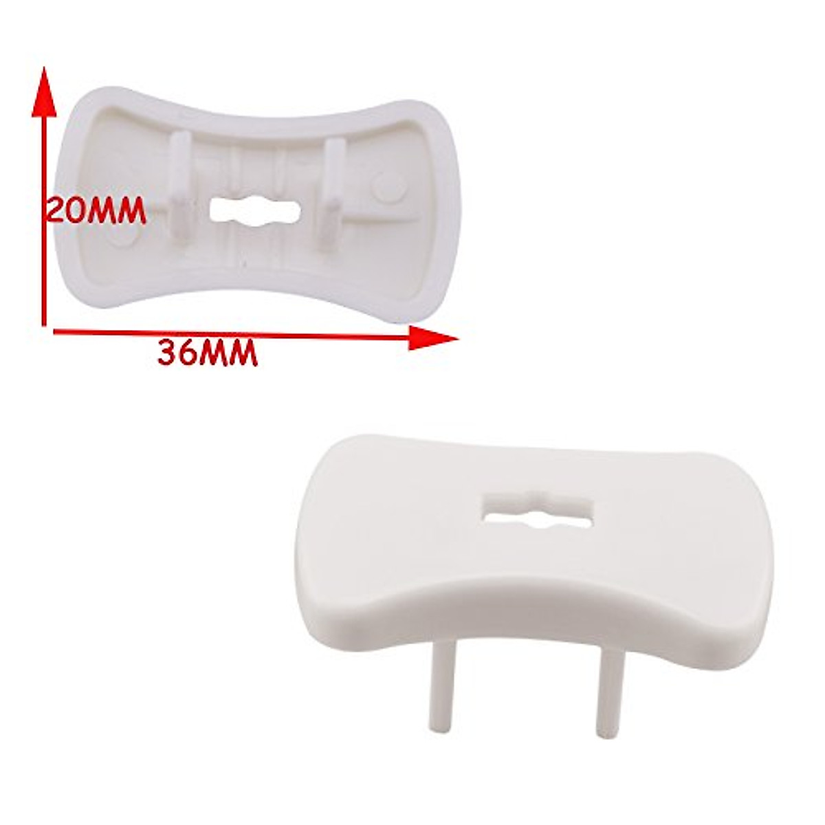 EliteBaby Cover Outlet Plug Protector with Key for Baby Safety, 6 Pack