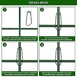 48 x 48Inch Foldable Cucumber Trellis Set, A-Frame Cucumber Trellis for Raised Bed Garden Vegetable Plant Grow Supports, Garden Trellis for Climbing Plants Outdoor for Tomato/Squash/Zucchini
