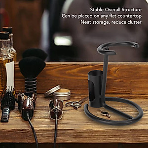 Shaving Brush Stand Metal Alloy Shaving Accessories Men's Beauty Care Supplies Storage Rack Suitable for Bathroom Bedroom Decorative