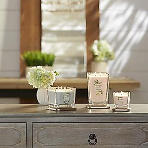 Yankee Candle 5038581050256 Elevation Coll. W/PLT Lid-Medium Square Candle with 3 Wicks Shore Breeze 1591088E, one Size, …