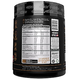 EHP Labs Pride Pre Workout Powder Energy Supplement - Sugar Free Preworkout for Men & Women, Energy Powder Boost Drink with BCAA - 280mg of Caffeine - Strawberry Snowcone (40 Servings)