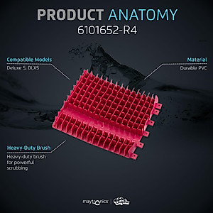 Dolphin Genuine Replacement Part — Front and Rear Magenta Brushes (4PK) — 6101652-R4