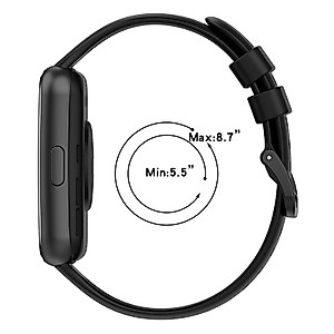 RuenTech Compatible with Huawei Watch Fit 2 Bands, Replacement Soft Silicone Sport Wristband Watch Straps for Huawei Watch Fit2 Active/Classic/Elegant Edition Smartwatch (10-Pack)