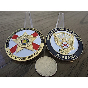 Lot of 3 Law Enforcement DRE Drug Recognition Expert Challenge Coins