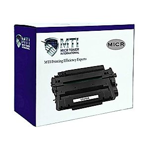 MICR Toner International Compatible Magnetic Ink Cartridge High Yield Replacement for HP CE255X 55X LaserJet P3010 P3015 M521 M525
