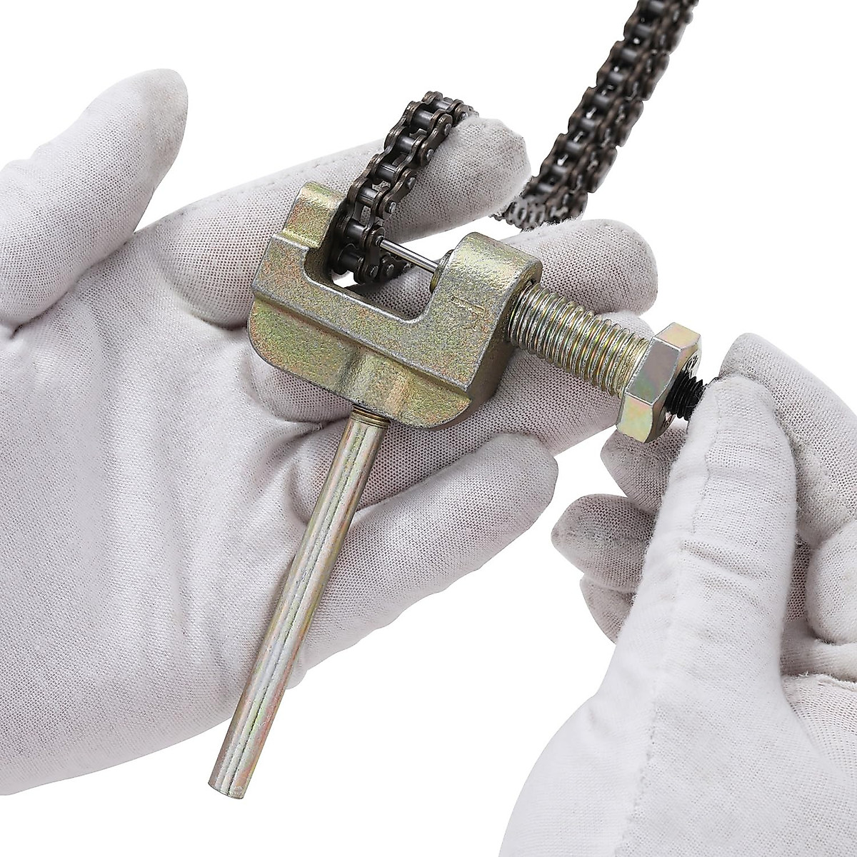 KAMIER 25H Roller Chain 10 Feet 480 Links Breaker for Razor MX350 MX500 MX650 SX500 RSF650 Dirt Bike E300 E200 E100 Electric Scooter ATV Quad Go Kart 47cc 49cc 2-Stroke Mini Pocket Rocket Bike Parts