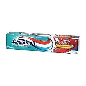 Aqua Fresh Cavity Protection Fluoride Toothpaste Cool Mint -5.6 Ounce (Pack of 2)