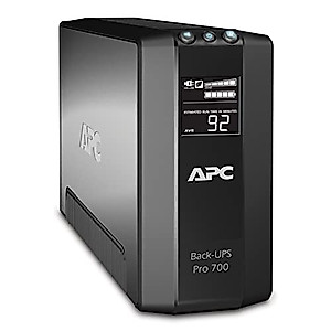 APC Back-UPS Pro, 700VA UPS Battery Backup & Surge Protector (BR700G)