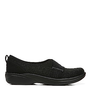 BZees Women's Niche III Flat, Blacknet, 8 Wide
