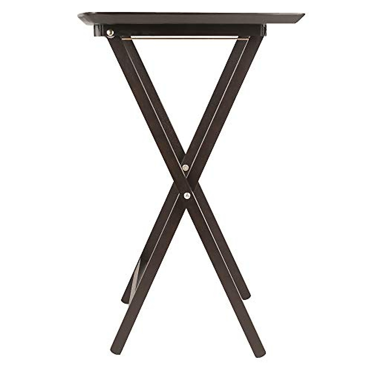 Winsome Anila Snack Table, Coffee, 23.86 x 16.77 x 25.83