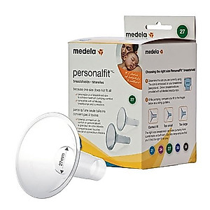 Medela PersonalFit Breastshields (2), Size: Large (27mm) in Retail Packaging (Factory Sealed) #87074 (Original Version)