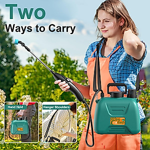 Battery Powered Sprayer 1.58 Gallon-Rechargeable Handle51