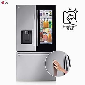LG LRFOC2606S 26 Cu. Ft. Stainless Counter Depth French Door Refrigerator
