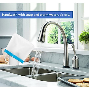 14 Pack Ecoberi Reusable Food Storage Bags, Leakproof, Freezer Bag, Sandwich, Snack, Travel Bag, Easy Zip Closure (Multi-14)