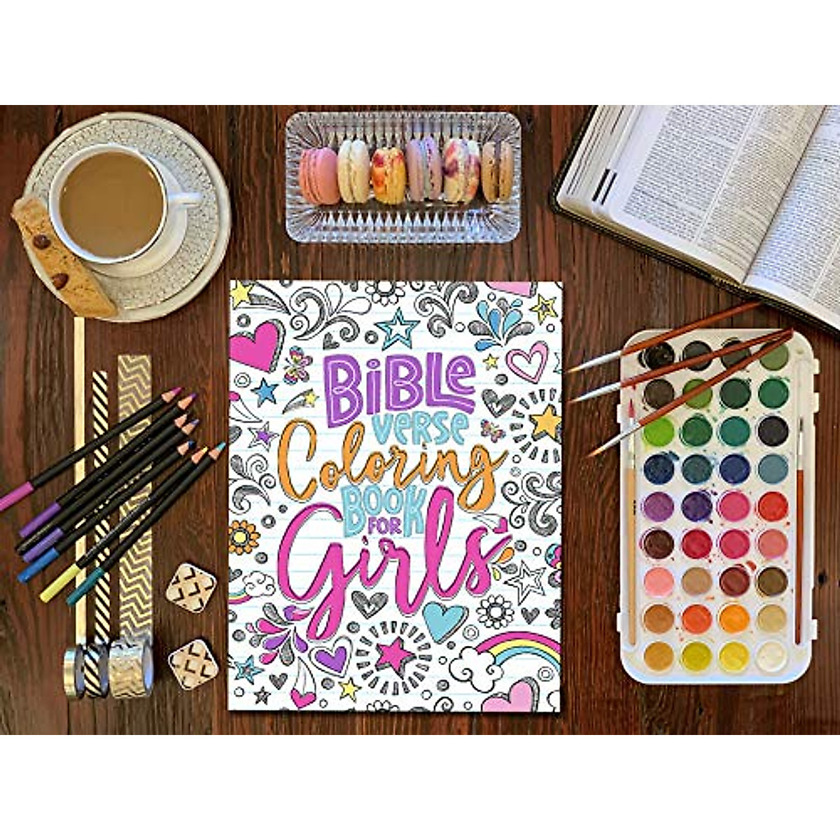 Bible Verse Coloring Book for Girls