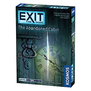 Exit: The Abandoned Cabin - Kennerspiel Des Jahres Winner, Card-Based Family Escape Room Game for 1-4 Players, Ages 12+