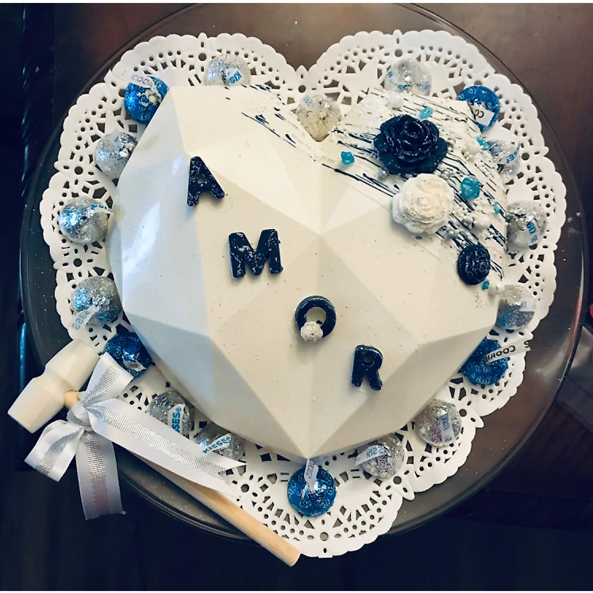 50 Pcs Mini Wooden Hammers for Chocolate, Small Wood Toy Mallets for Kids