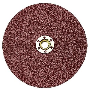 3M Cubitron II Fibre Disc 982C - 36+ Grit Metal Grinding Disc - Ceramic Precision Shaped Grain - For Angle Grinders - TN Quick Change - 4.5" diam. - Pack of 25