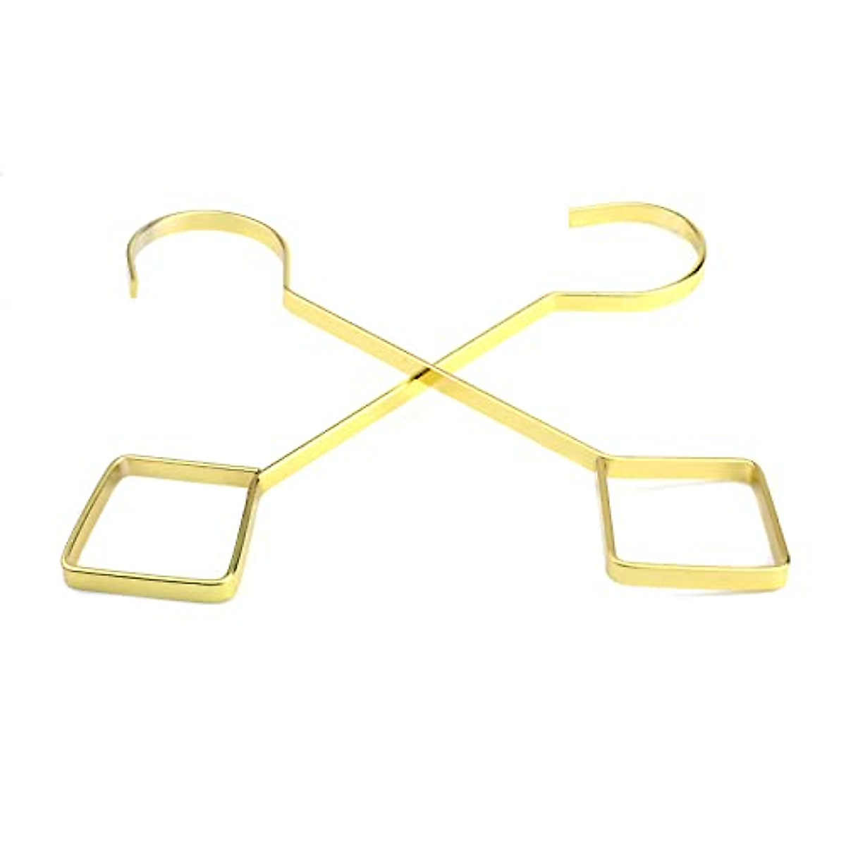 Chinflly 3 PCS Long Hanging Hooks,9.84 Inch / 250 mm Length -Shaped Door Hanger Hook,Metal Hanger Hooks Uses for Garden,Bathroom,Closet,Kitchen ect.Gold