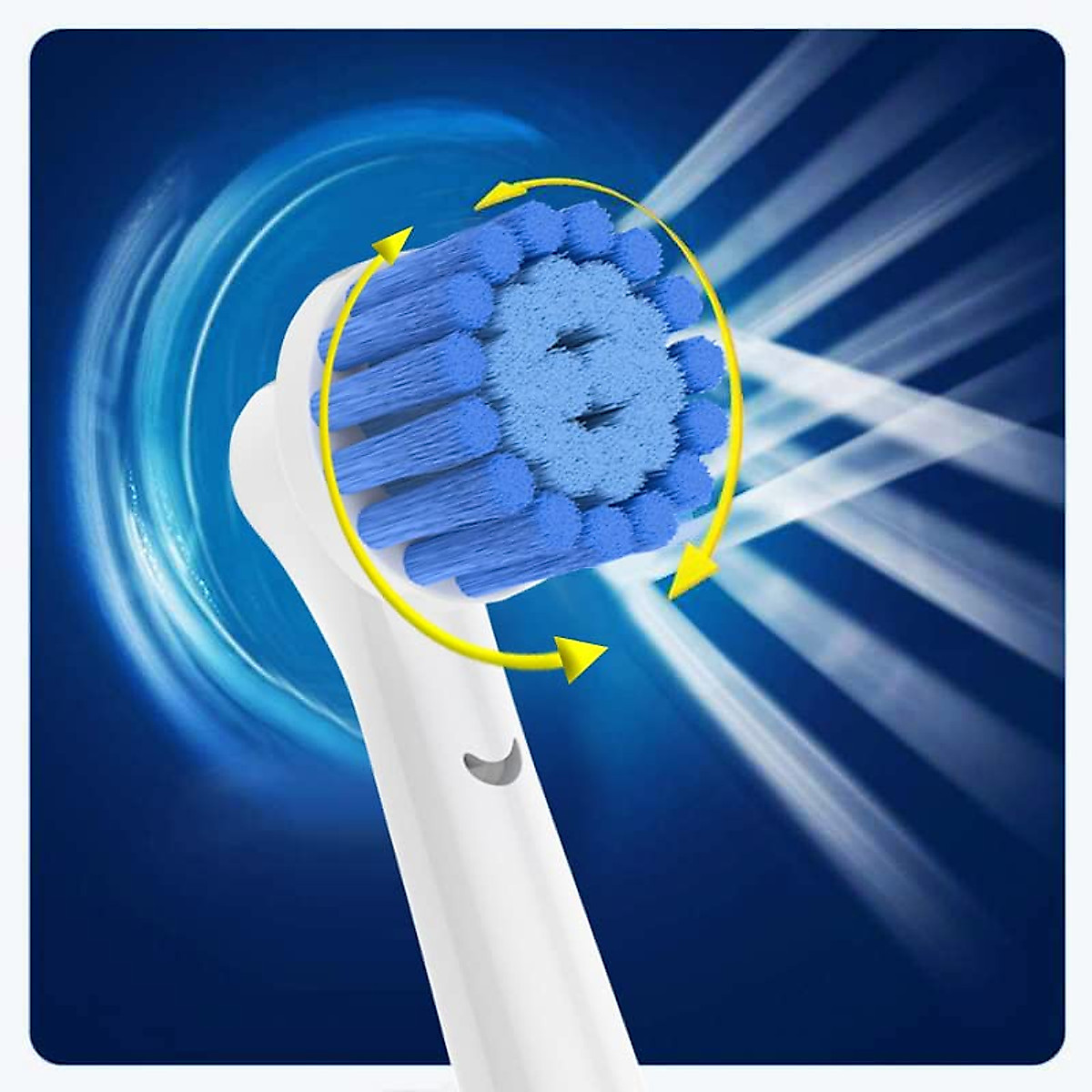 8 Pack Sensitive Gum Care Replacement Brush Heads Compatible with Oral b Braun Electric Toothbrush. Soft Bristle for Superior and Gentle Clean