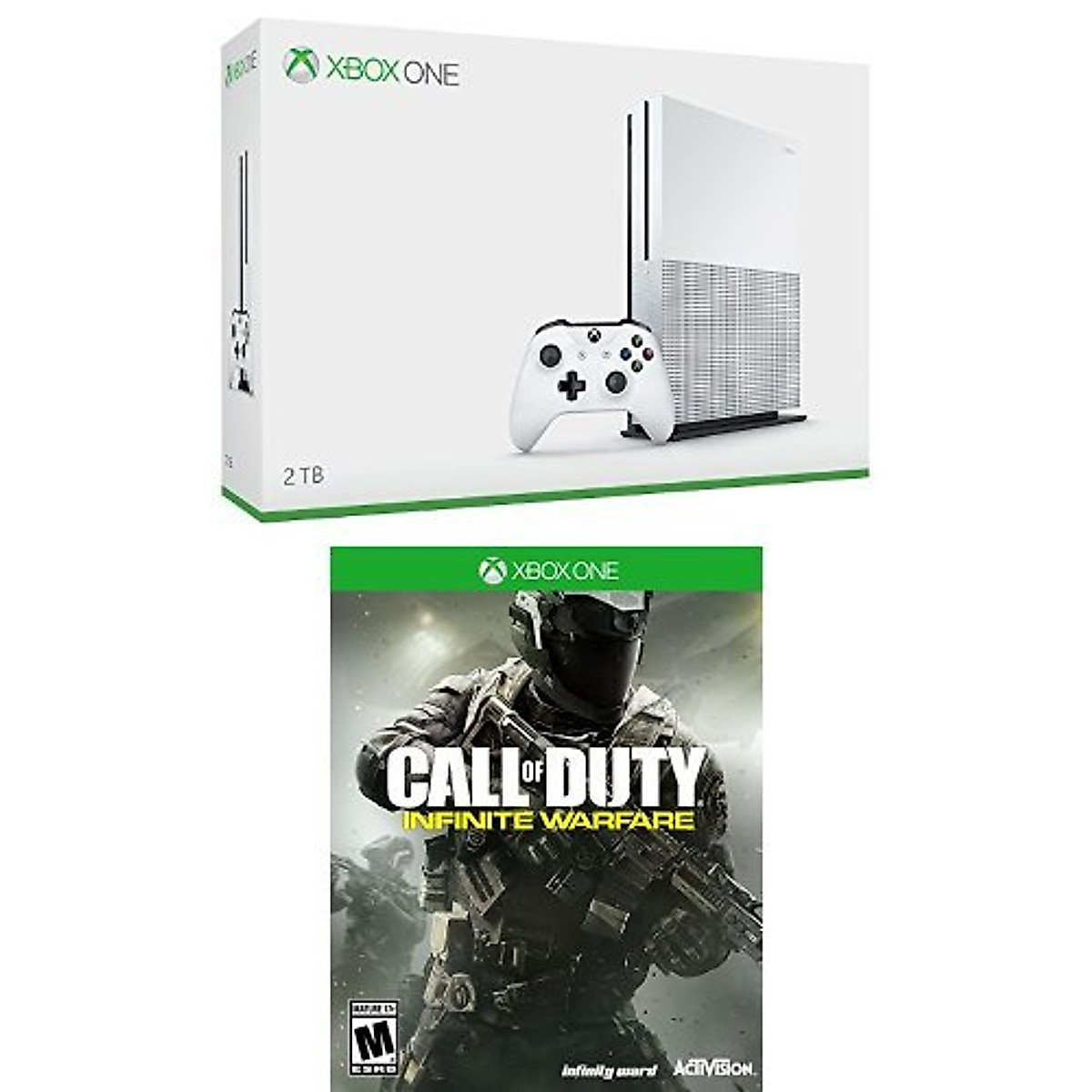 Xbox One S 2TB Console - Launch Edition + Call of Duty Infinite Warfare Game