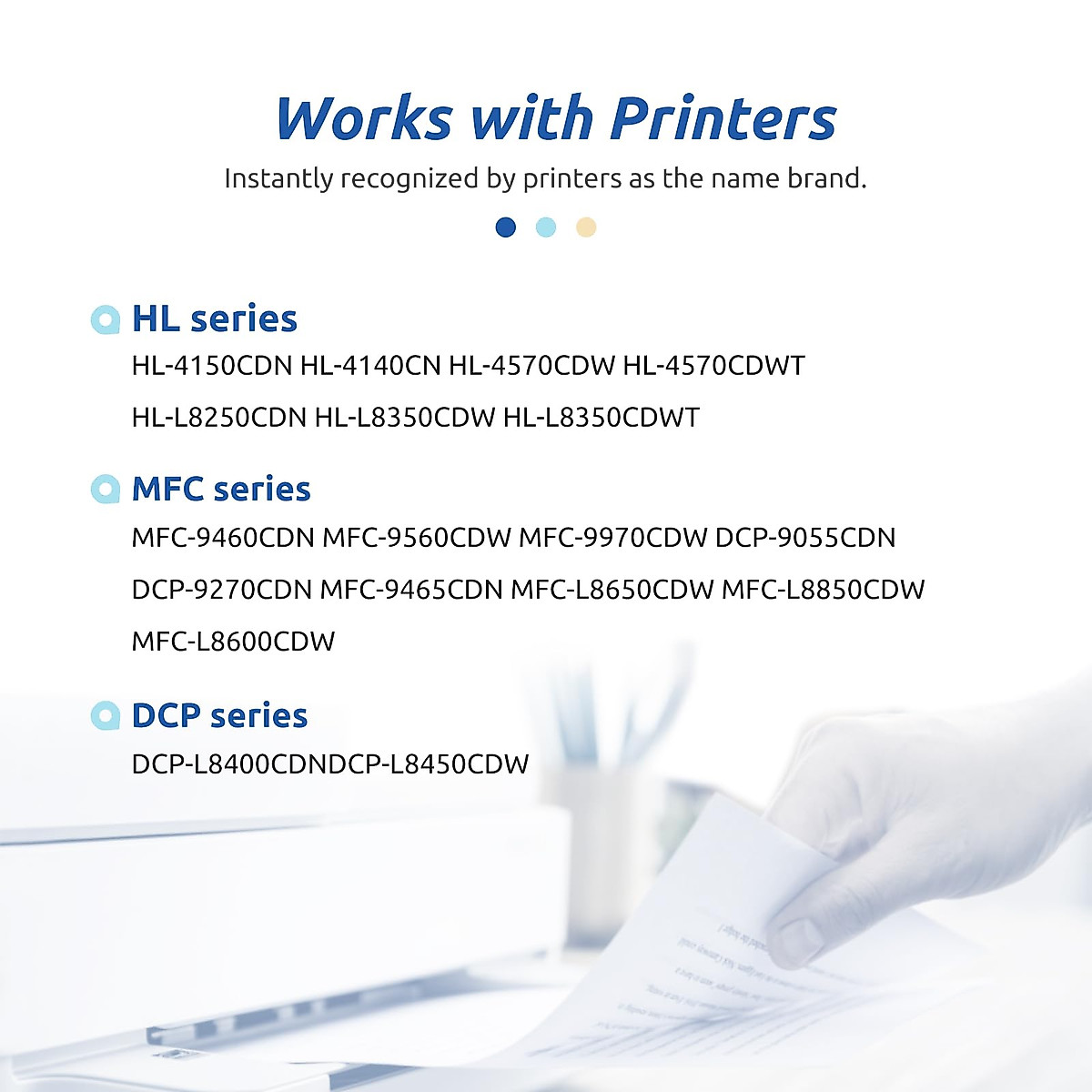 INK E-SALE Compatible Toner Cartridge Replacement for Brother TN336 TN315 TN310 TN331 (KCMY, 4-Pack), for use with Brother HL-L8350CDW HL-4150CDN MFC-L8850CDW MFC-9970CDW MFC-L8600CDW Printer
