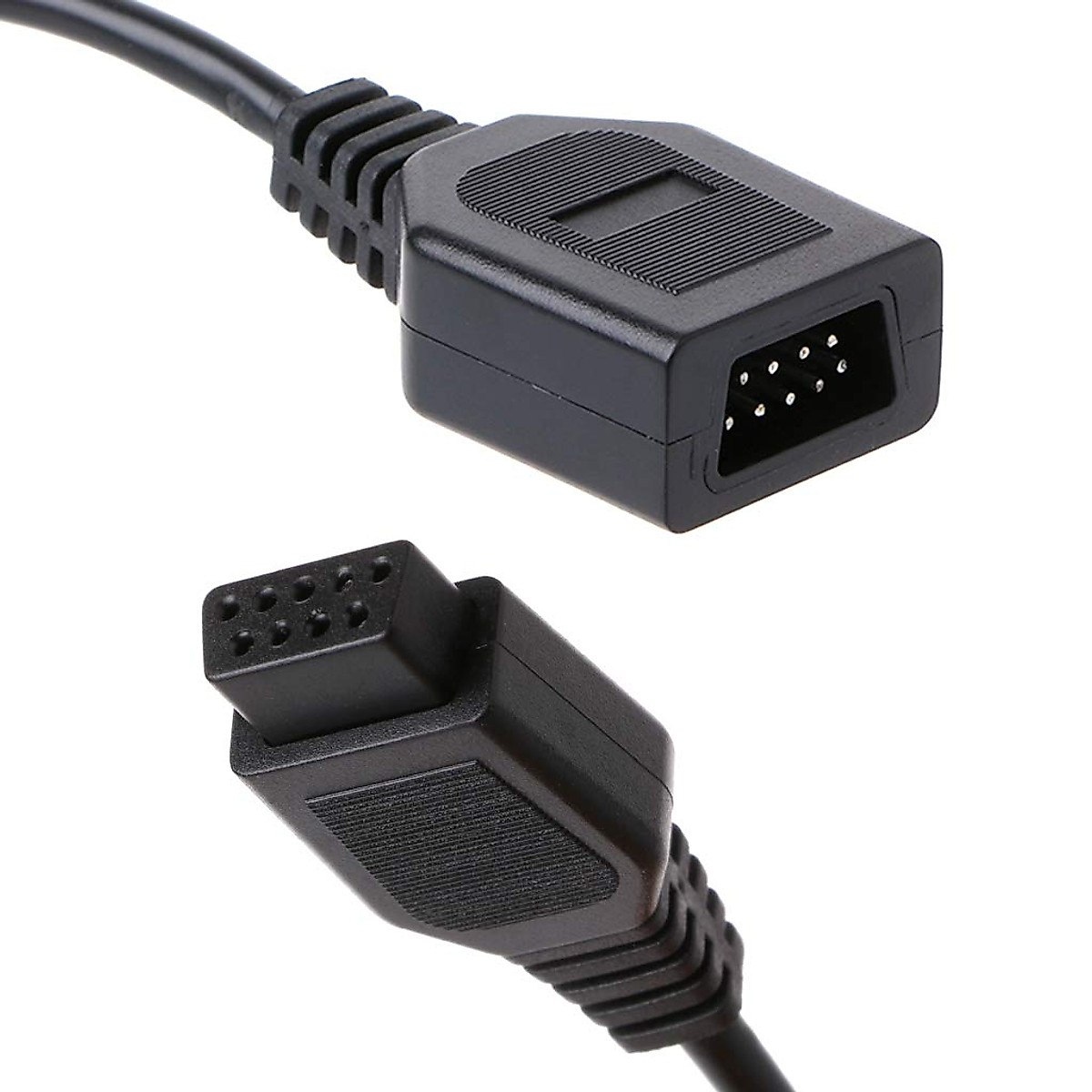 Junlinto 9-Pin Extension Cable Cord 1.8m for Sega Genesis 2 Controller Game Handle Grip