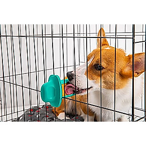 DIOCOL Dog Training Toys/Aids, Dog Peanut Butter Toy for Crate Training, Fixed On The Crate to Reduce Anxiety, Dog Therapy Dispenser, Dog Crate Toy (Green)