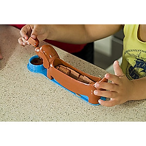 Evriholder, Hot Dog Holder and Slicer Snacks, Fun Lunches for Kids, Colors May Vary-Blue or Green, Standard