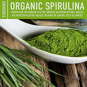 Earth Vet Super Immunity + for Dogs - Contains Organic Spirulina, Organic Chlorella, Organic Turmeric and Reishi Mushroom (60 Servings)